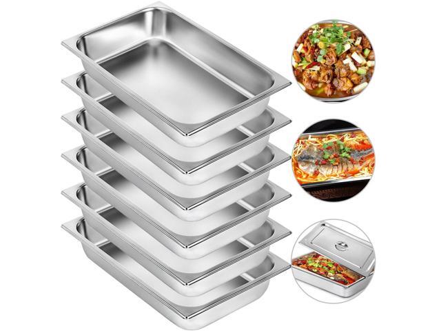 Click here for VEVOR Steam Table Pans Bain-marie 6 Pack Catering... prices