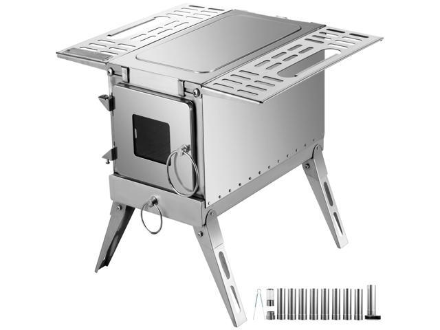 Click here for Outdoor Wood Stove Ss304 Portable Camping With Pip... prices