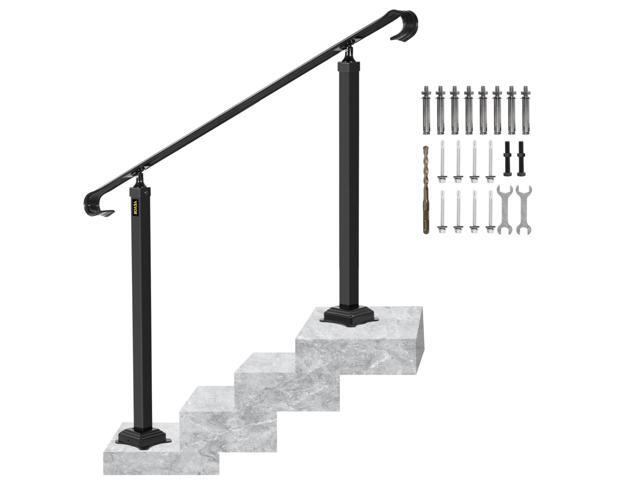 Click here for VEVOR Wrought Iron Handrail Stair Railing Fit 2 Or... prices