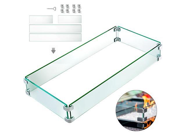 Click here for VEVOR Fire Pit Wind Flame Guard 30 X 13.6 Windscre... prices