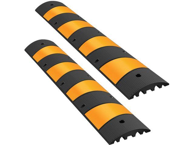 Click here for VEVOR 2pcs 6ft Rubber Speed Bump Heavy Duty 72 Cab... prices