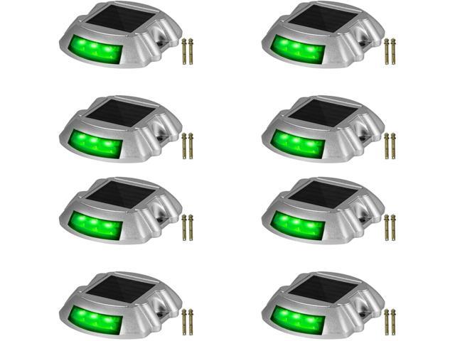 Click here for VEVOR 8 Pcs Solar Led Marker Lights Safety Light F... prices