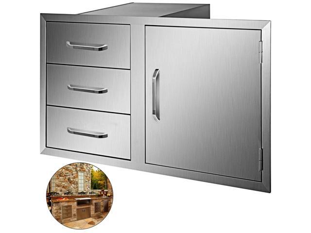 Click here for VEVOR Bbq Door Triple Drawer Combo 38.1w X 22.6h O... prices