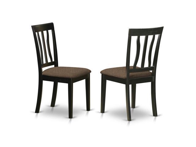 Click here for Set of 2 Chairs ANC-BLK-C Antique Kitchen Chair Cu... prices