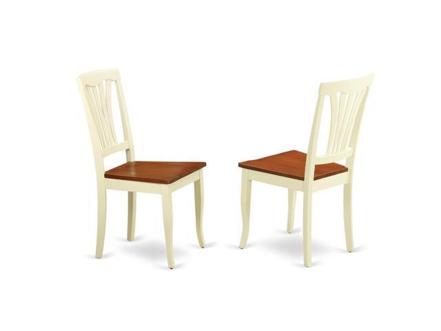 Click here for Set of 2 Chairs AVC-WHI-W Avon Dining Chair Wood S... prices