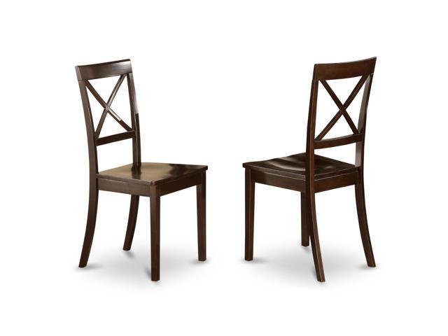 Click here for Set of 2 Chairs BOC-CAP-W Boston X-Back kitchen ch... prices