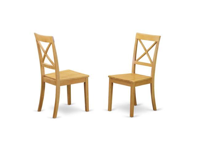 Click here for Set of 2 Chairs BOC-OAK-W Boston X- back Chair for... prices