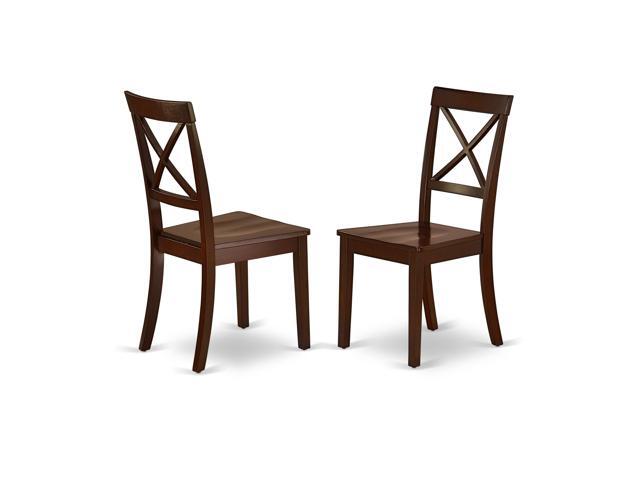Click here for Set of 2 Chairs BOC-MAH-W Boston Chair Wood Seat i... prices