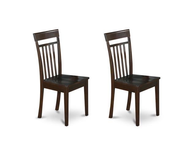 Click here for Set of 2 Chairs CAC-CAP-W Capri slat back kitche d... prices