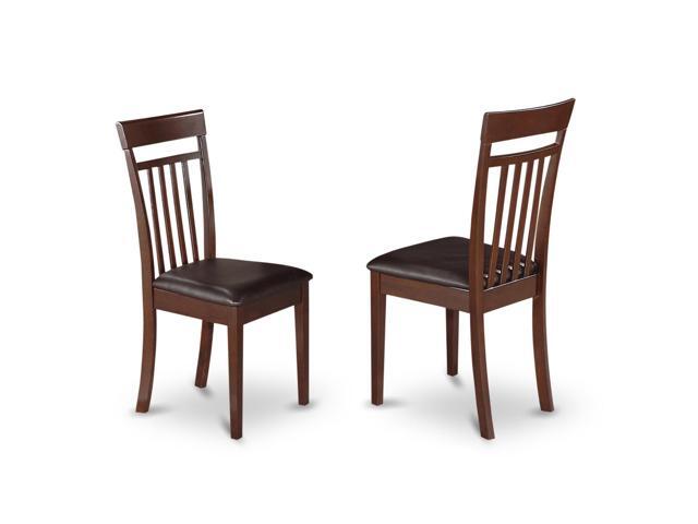 Click here for Set of 2 Chairs CAC-MAH-LC Capri slat back Chair f... prices