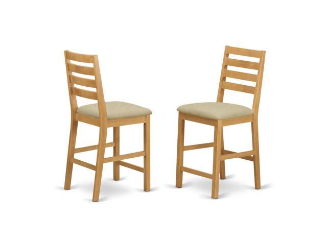 Click here for Set of 2 Chairs CFS-OAK-C Caf Pub Counter Height w... prices