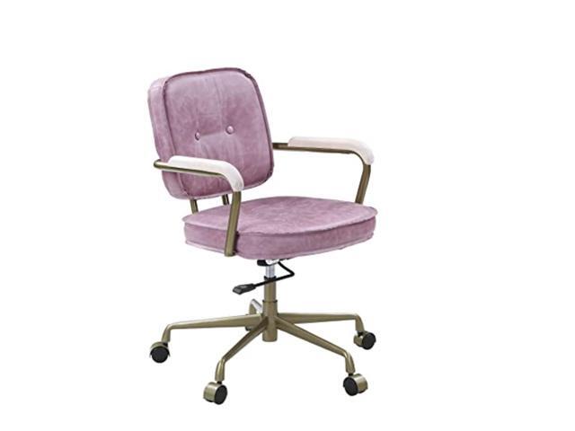 Click here for OF00400 - Office Chair  Pink Top Grain Leather - S... prices