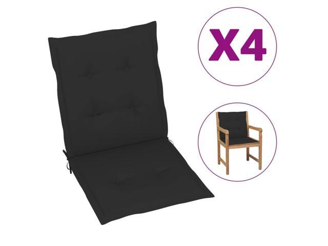 Click here for vidaXL Garden Chair Cushions 4 pcs Black 39.4x19.7... prices