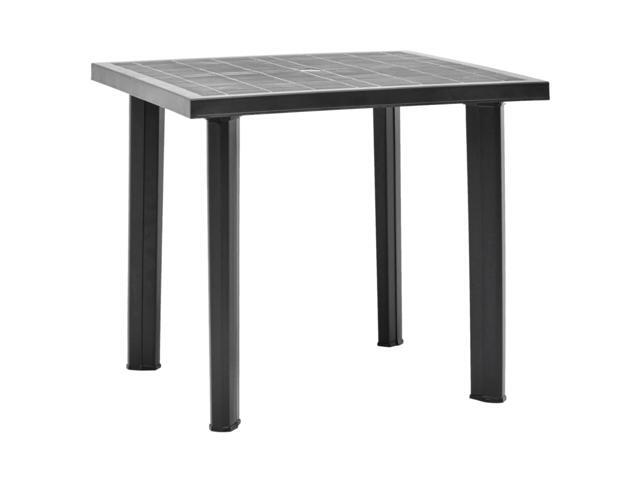 Click here for vidaXL Garden Table Anthracite 31.5x29.5x28.3 Plas... prices