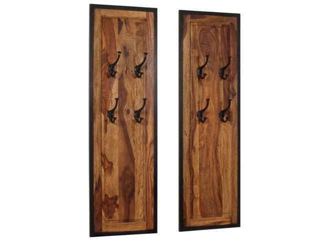 Click here for vidaXL Coat Racks 2 pcs Solid Sheesham Wood prices