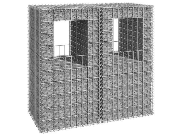 Click here for vidaXL Gabion Basket Posts 2 pcs 19.7x19.7x39.4 Ir... prices