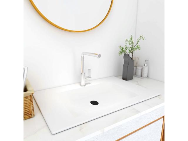 Click here for vidaXL Built-in Wash Basin 31.5x18.1x5.1 SMC White prices