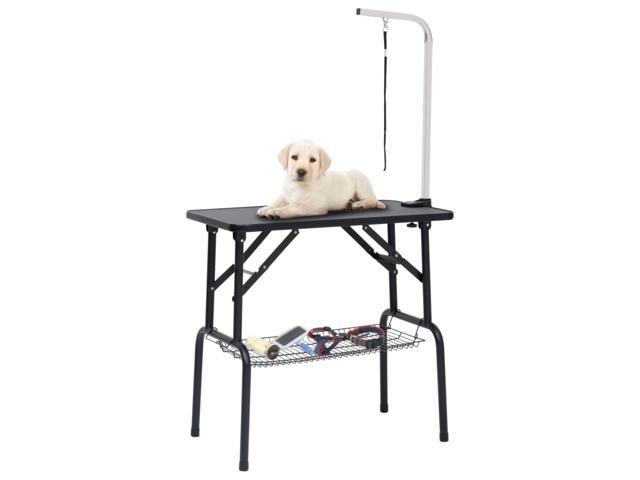 Click here for vidaXL Adjustable Dog Grooming Table with 1 Loop a... prices