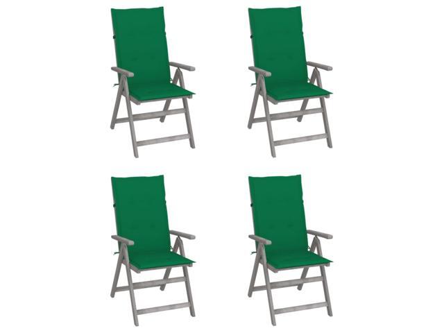 Click here for vidaXL Patio Reclining Chairs 4 pcs with Cushions... prices