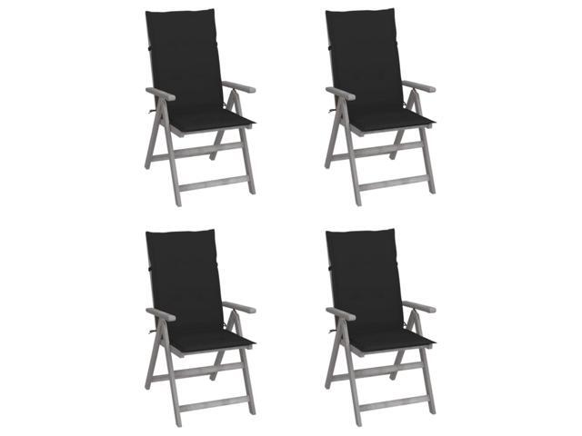 Click here for vidaXL Patio Reclining Chairs 4 pcs with Cushions... prices
