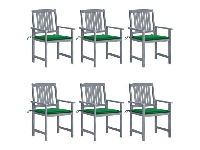 Click here for vidaXL Patio Chairs with Cushions 6 pcs Solid Acac... prices
