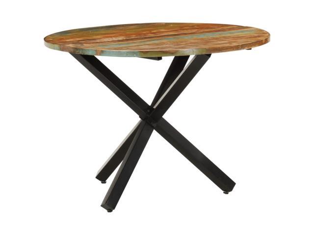 Click here for vidaXL Dining Table Round 39.4x39.4x29.5 Solid Rec... prices