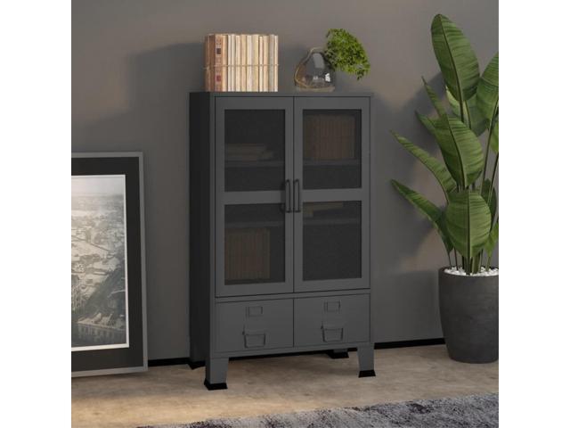 Click here for vidaXL Industrial Storage Cabinet Anthracite 27.6x... prices