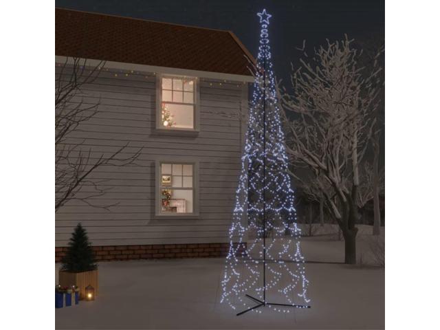 Click here for vidaXL Christmas Cone Tree Cold White 3000 LEDs 90... prices