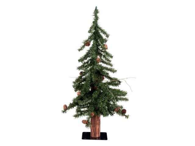 Click here for Vickerman 2 x 14 Alpine Tree w/Cones/Vine 105T - A... prices