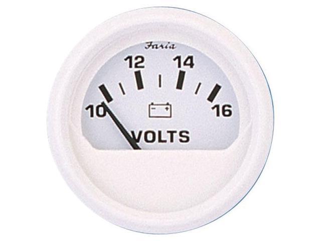 Click here for Faria 13120 Voltmeter - White prices