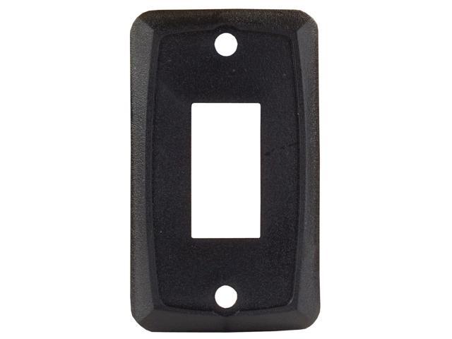 Click here for JR Products 12855 Single Switch Face Plate - Black prices