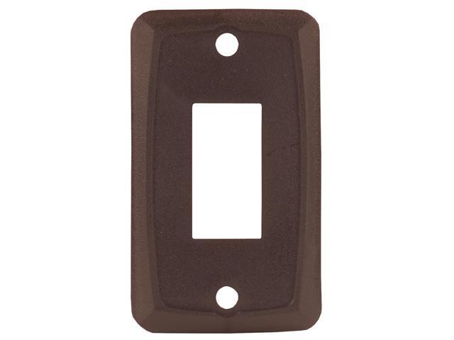 Click here for JR Products 12865 Single Switch Face Plate - Brown prices