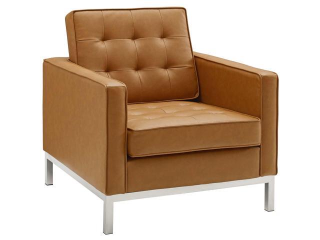 Click here for Loft Tufted Upholstered Faux Leather Armchair prices