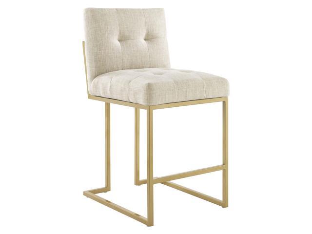 Click here for Privy Gold Stainless Steel Upholstered Fabric Coun... prices