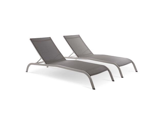Click here for Savannah Outdoor Patio Mesh Chaise Lounge Set of 2... prices