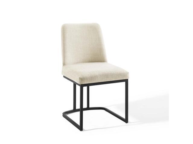 Modway Amplify Sled Base Upholstered Fabric Dining Side Chair