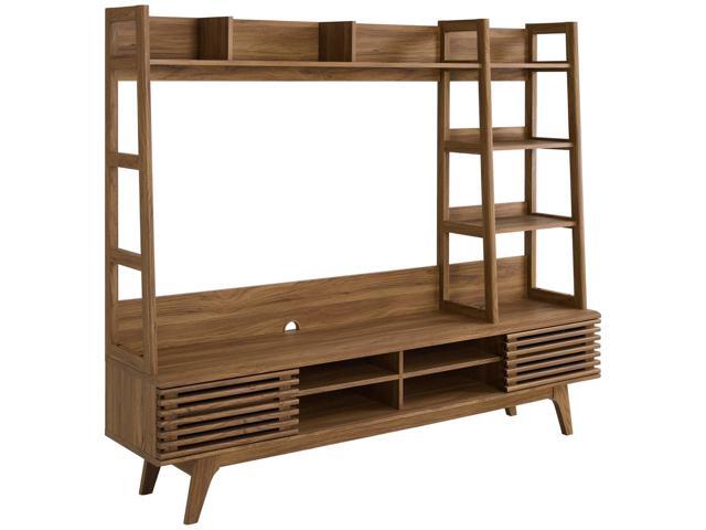 Click here for Render TV Stand Entertainment Center Walnut prices