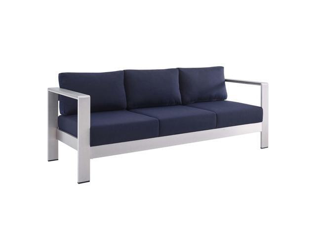 Click here for Shore Sunbrella Fabric Aluminum Outdoor Patio Sofa... prices