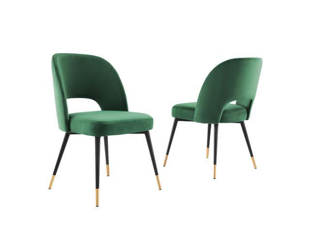 Click here for Rouse Performance Velvet Dining Side Chairs - Set... prices
