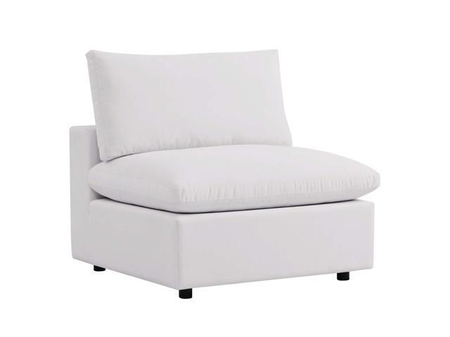 Click here for Commix Overstuffed Outdoor Patio Armless Chair prices