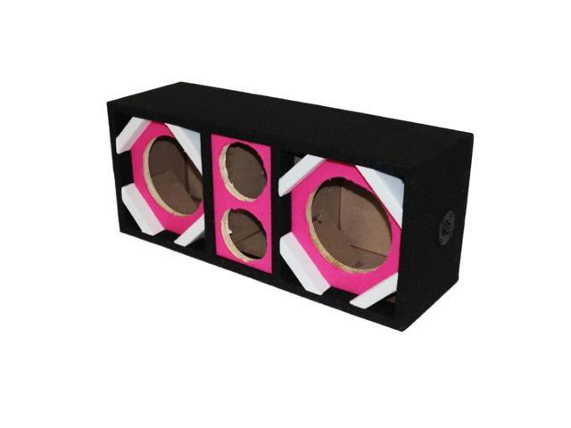 Click here for Two 6-in Woofers plus Two Tweeters Pink Empty Chuc... prices