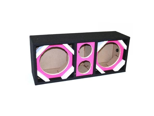 Click here for Two 8-in Woofers plus Two Tweeters Pink Empty Chuc... prices