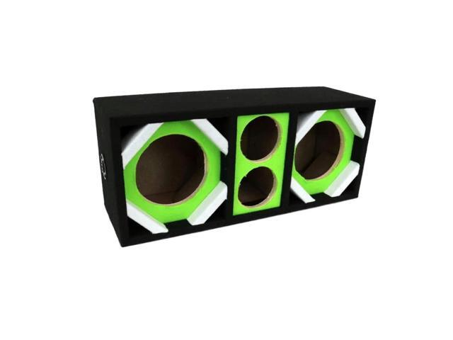 Click here for Two 6-in Woofers plus Two Tweeters Green Empty Chu... prices
