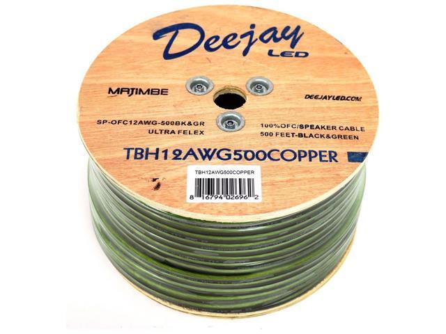 Click here for DJL 12GA 500FT SPEAKER WIRE COPPER BK GN prices