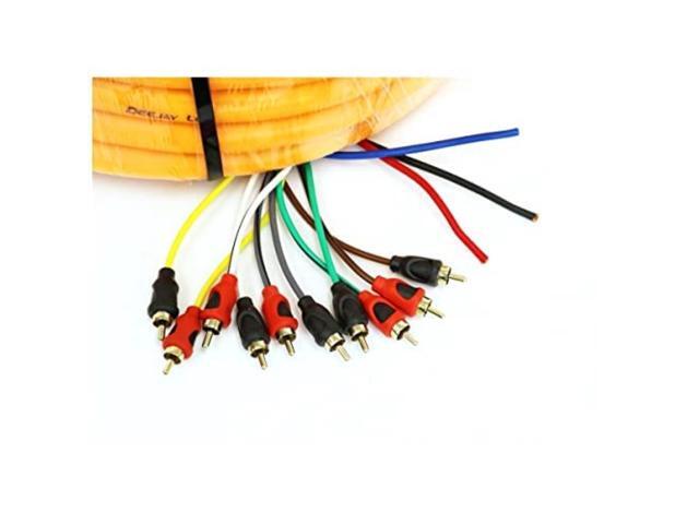 Click here for DEEJAYLED ORANGE 52FT 10RCA 3 POWER COPP prices