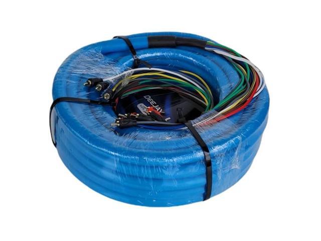 Click here for DEEJAYLED BLUE 52FT 10RCA 3 POWER COPPER prices
