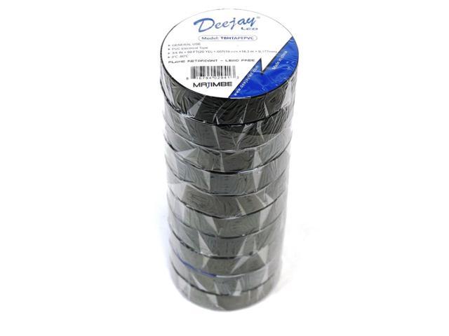 Click here for DEEJAYLED PVC ELECTRICAL TAPE 6 10 PACK prices
