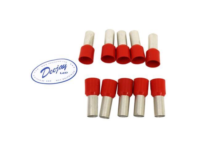 Click here for Ferrule Crimp Connector Style for 2 Gauge Wire RED... prices