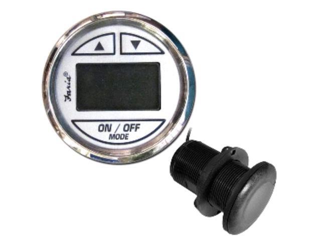 Click here for Faria Chesapeake White SS 2 Depth Sounder w/Thru-H... prices