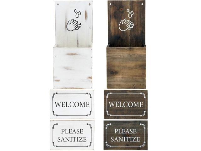 Click here for Welcome Sign with Hand Sanitizer Dispenser Contain... prices